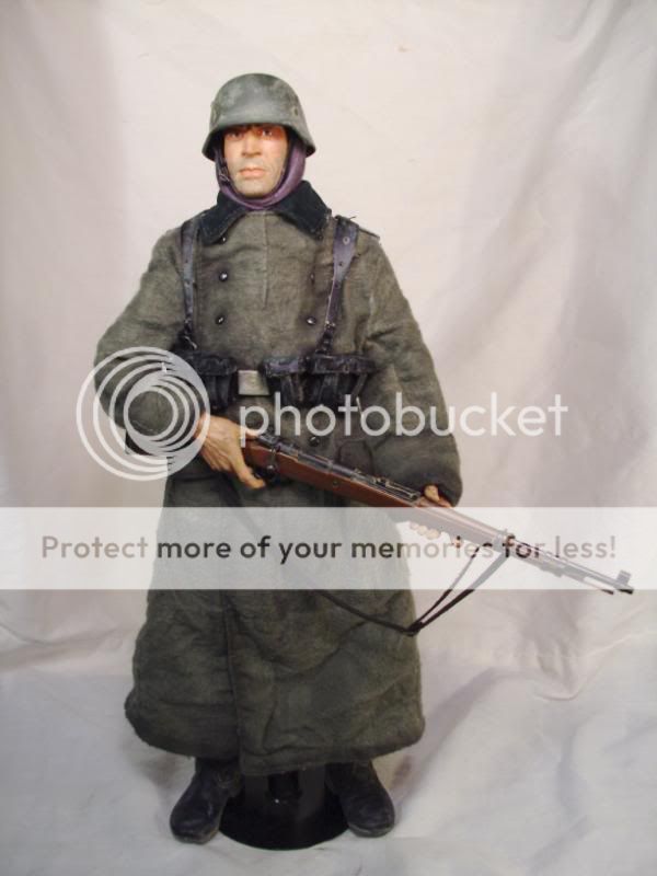 WW2 German infantry in great coat