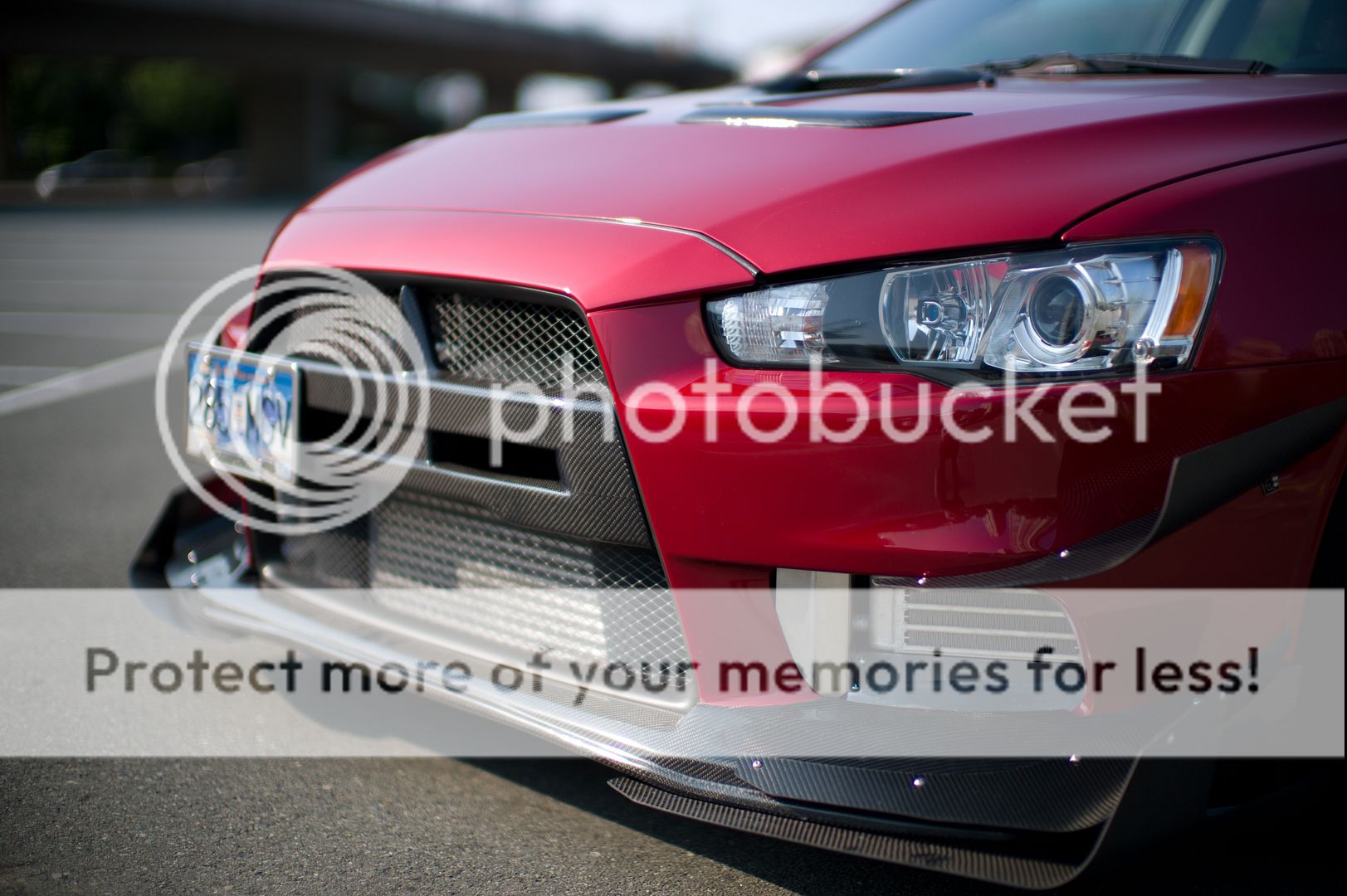 New install: Varis extremor CF bump grill | Mitsubishi Lancer Evolution ...