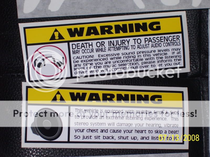 Car Audio Decals For $1 - SMD Garage Sale - New and Used NON Car Audio ...