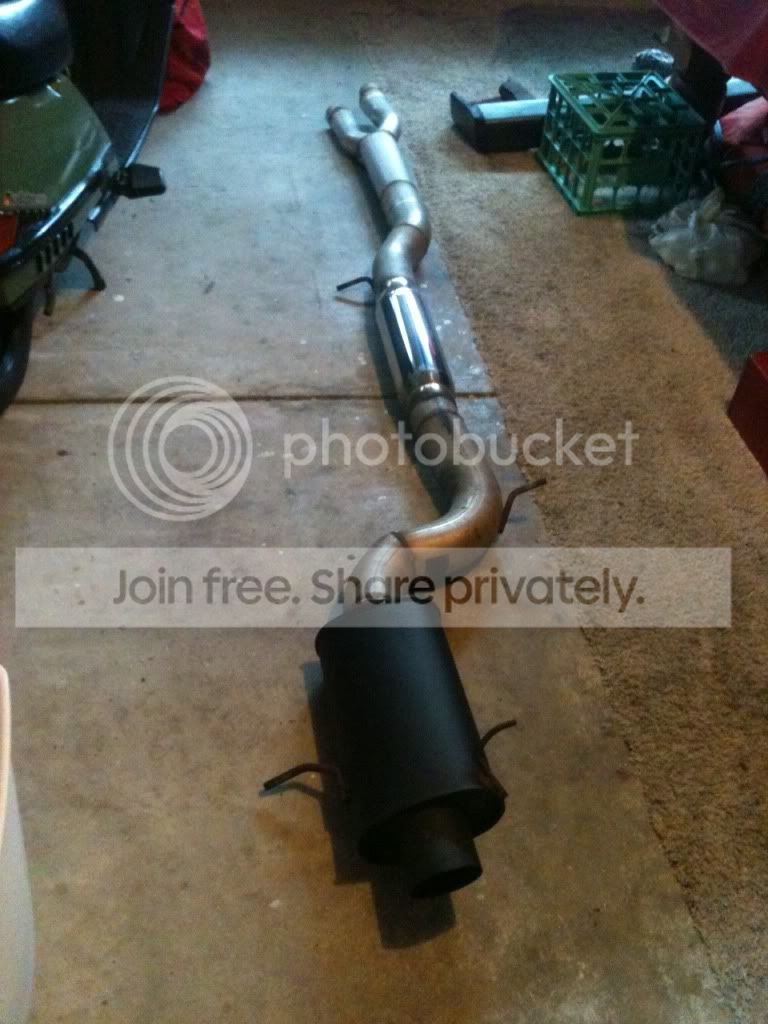 For Sale: B5 S4 Custom 4" Exhaust