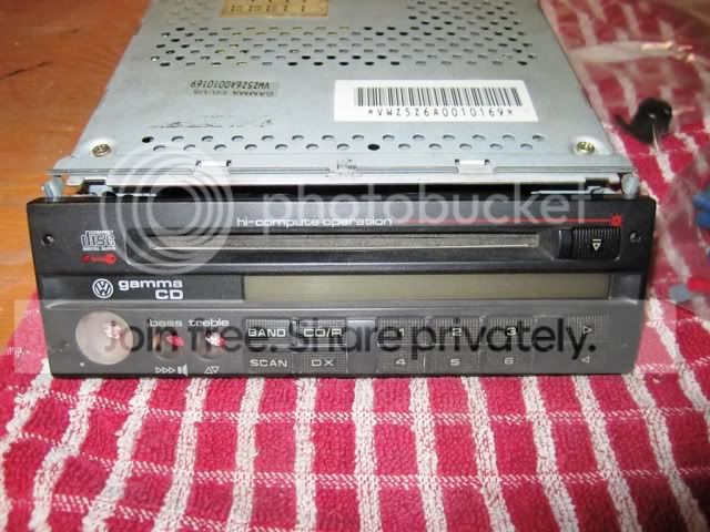 FS: *RARE* factory OEM Gamma CD player | VW Vortex - Volkswagen Forum